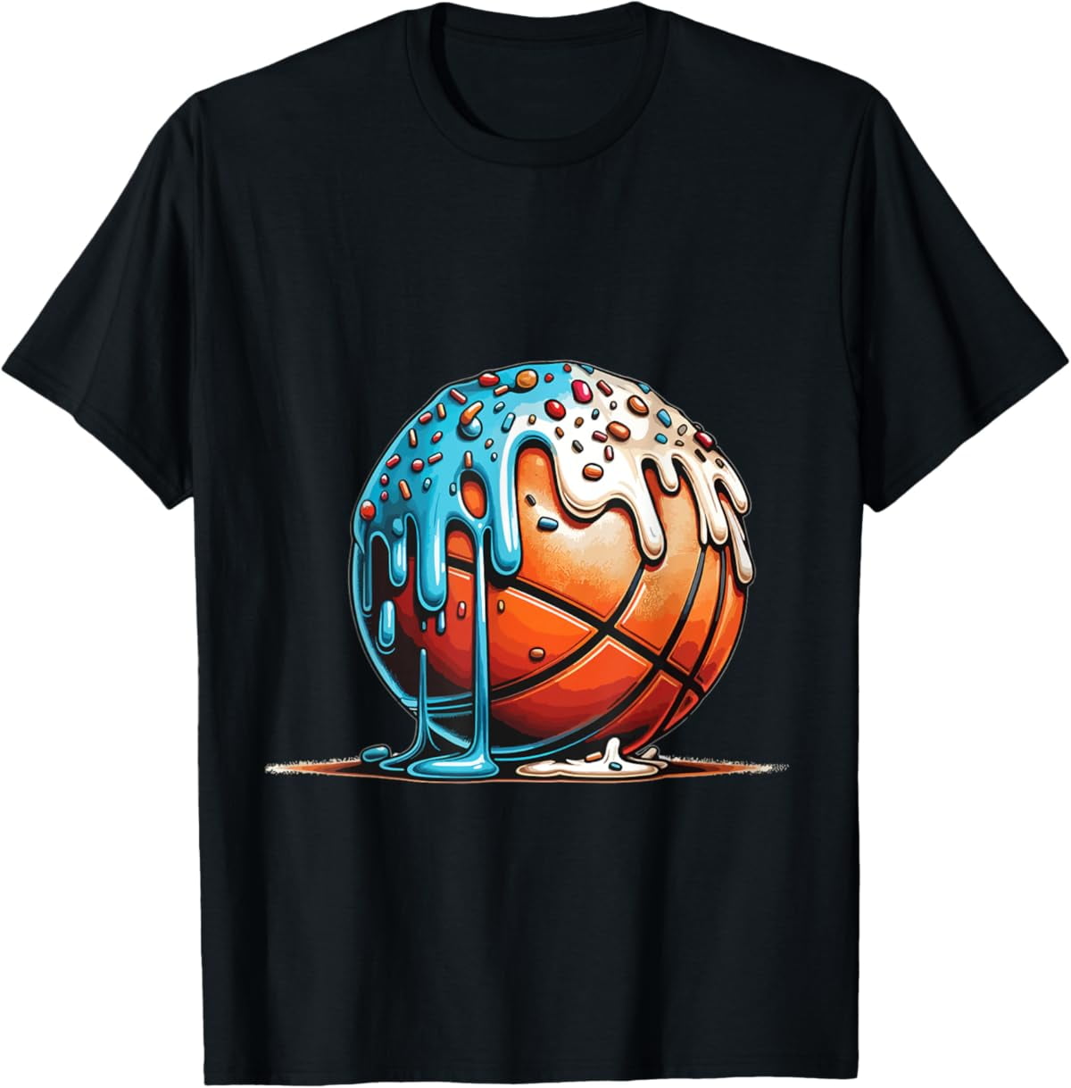 Sam Soft Ice Cream Basketball Drip Boys Girls Basketball Dripping T ...