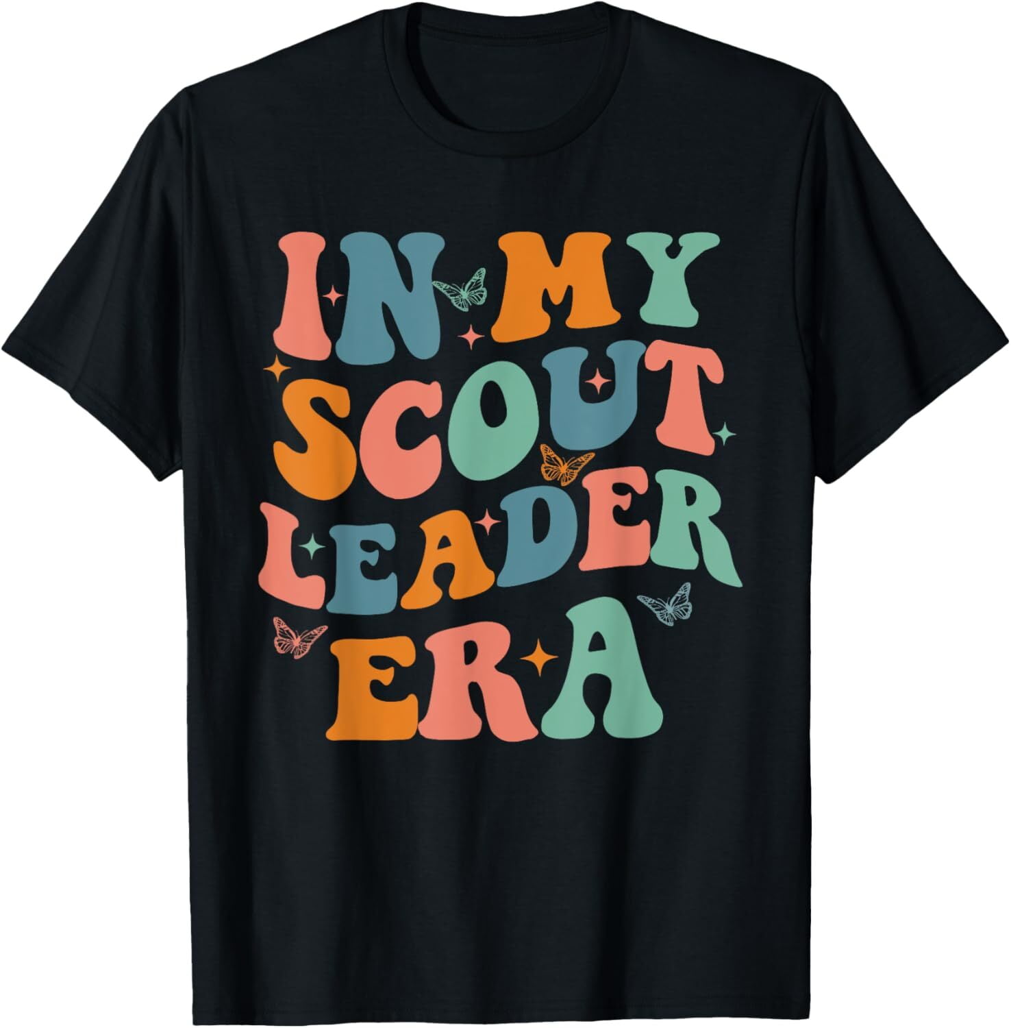 Sam Soft In My Scoutt Leader Era Groovy Retro Troop Scouting Camping T ...