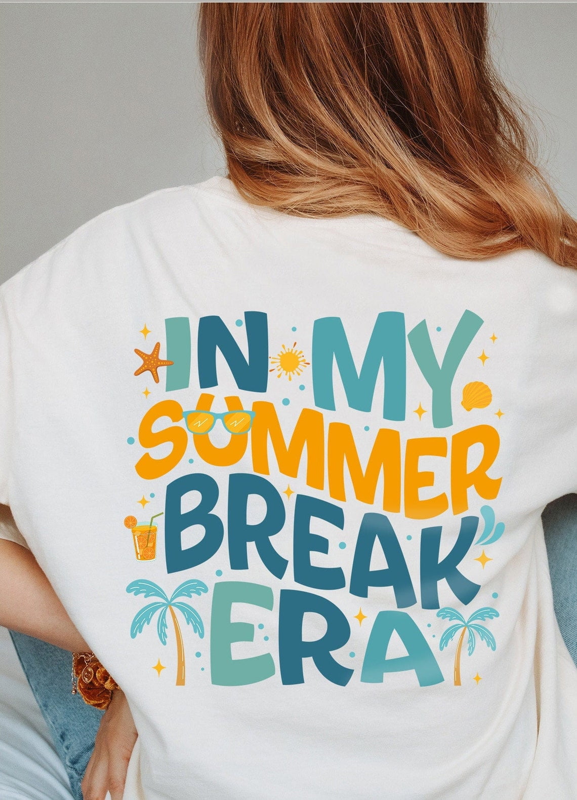 Sam Soft In My Summer Break Era Shirt, Summer Vacation Gift For Teacher ...