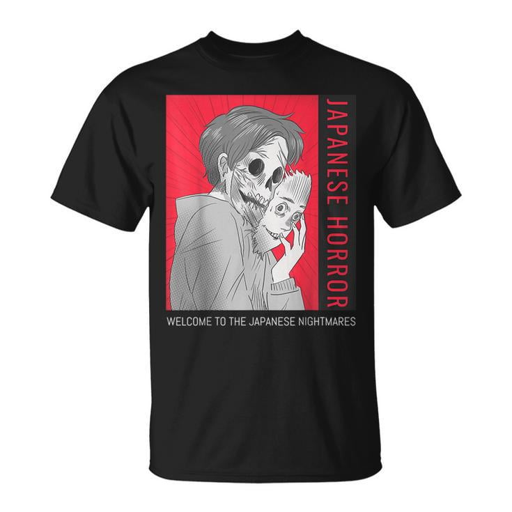 Sam Soft Japanese Horror Two Faces Yurei Bakemono Obake T Shirt ...