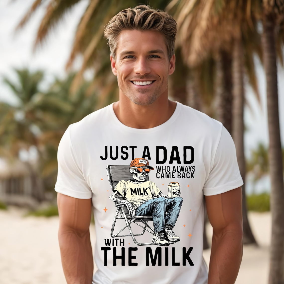 Sam Soft Just A Dad Who Always Came Back With The Milk Shirt, Retro ...