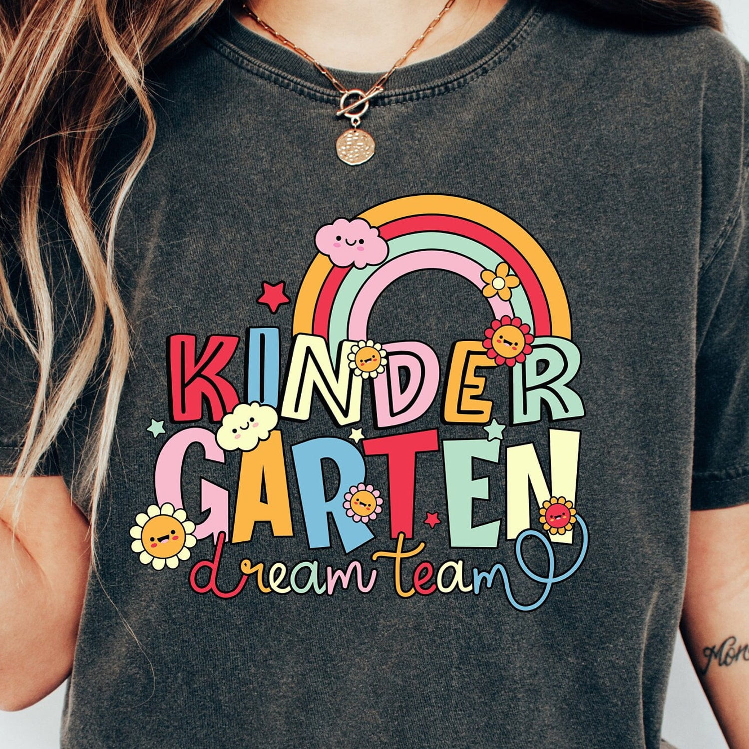 Sam Soft Kindergarten Dream Team Shirt, Best Kindergarten Teacher Shirt ...