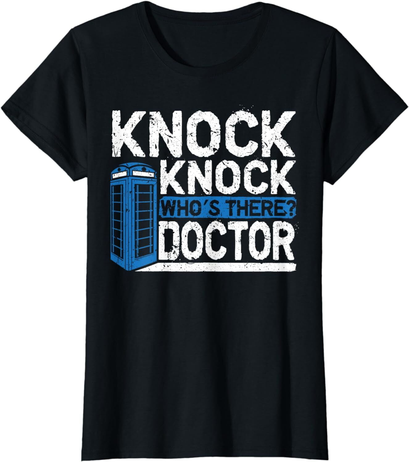 Sam Soft Knock Knock Who'S There Doctor Design T-Shirt - Walmart.com