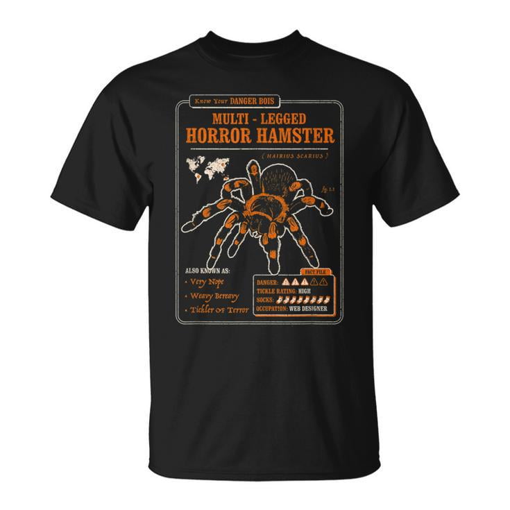 Sam Soft Know Multi Legged Horror Hamster Aka Spider T Shirt - Walmart.com