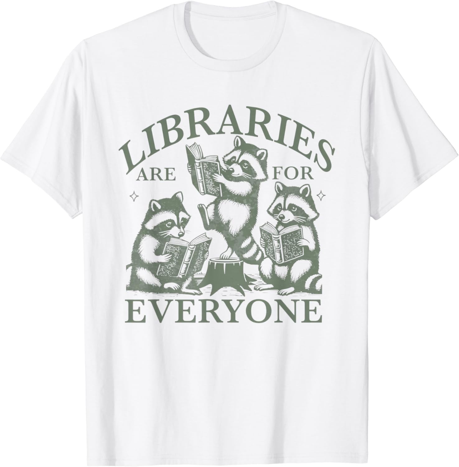 Sam Soft Libraries Are For Everyone Racoon Read Banned Book Librarian T ...