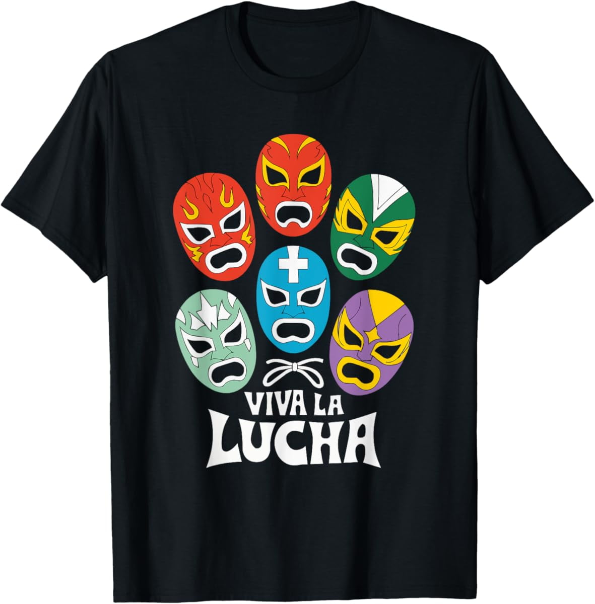 Sam Soft Lucha Libre Mask Luchador Wrestler Mexican Wrestling T-Shirt ...