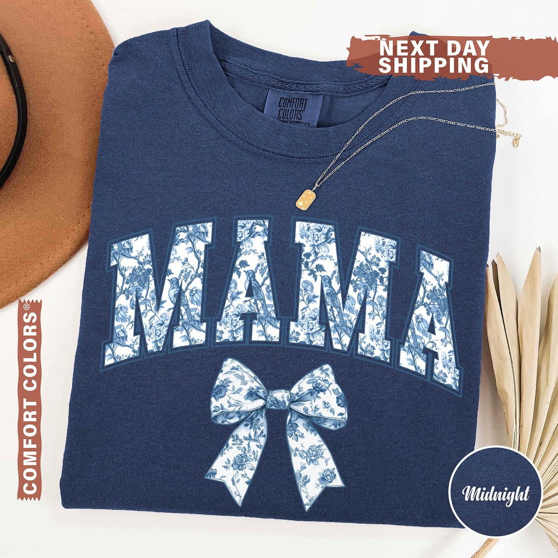 Sam Soft Mama Shirt, Blue Ribbon Shirt, Mothers Day Gift, Girly ...