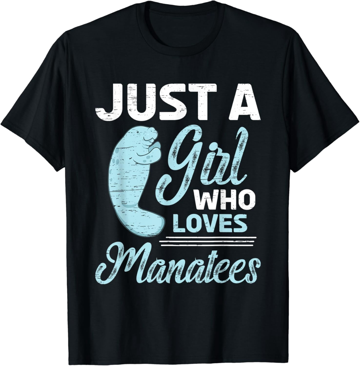 Sam Soft Manatee Biologist Cute Manatee T-Shirt Save the Manatee Gift ...