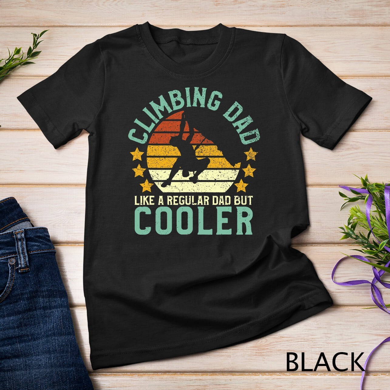Sam Soft Mens Rock Climbing Dad - Mountain Climber Father'S Day Unisex ...