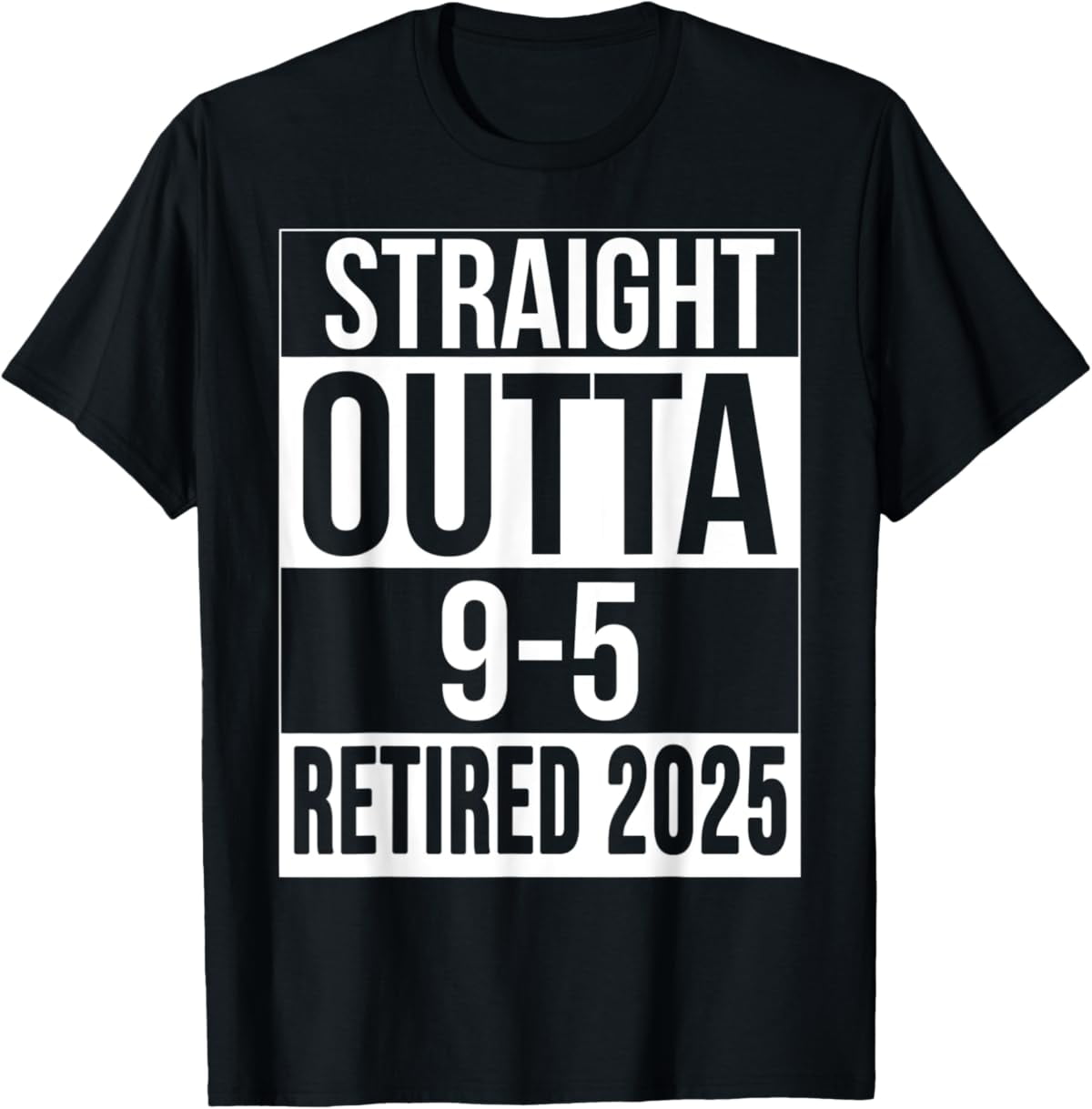 Sam Soft Mens Straight Outta 9 to 5 Retirement 2025 Retired Men ...