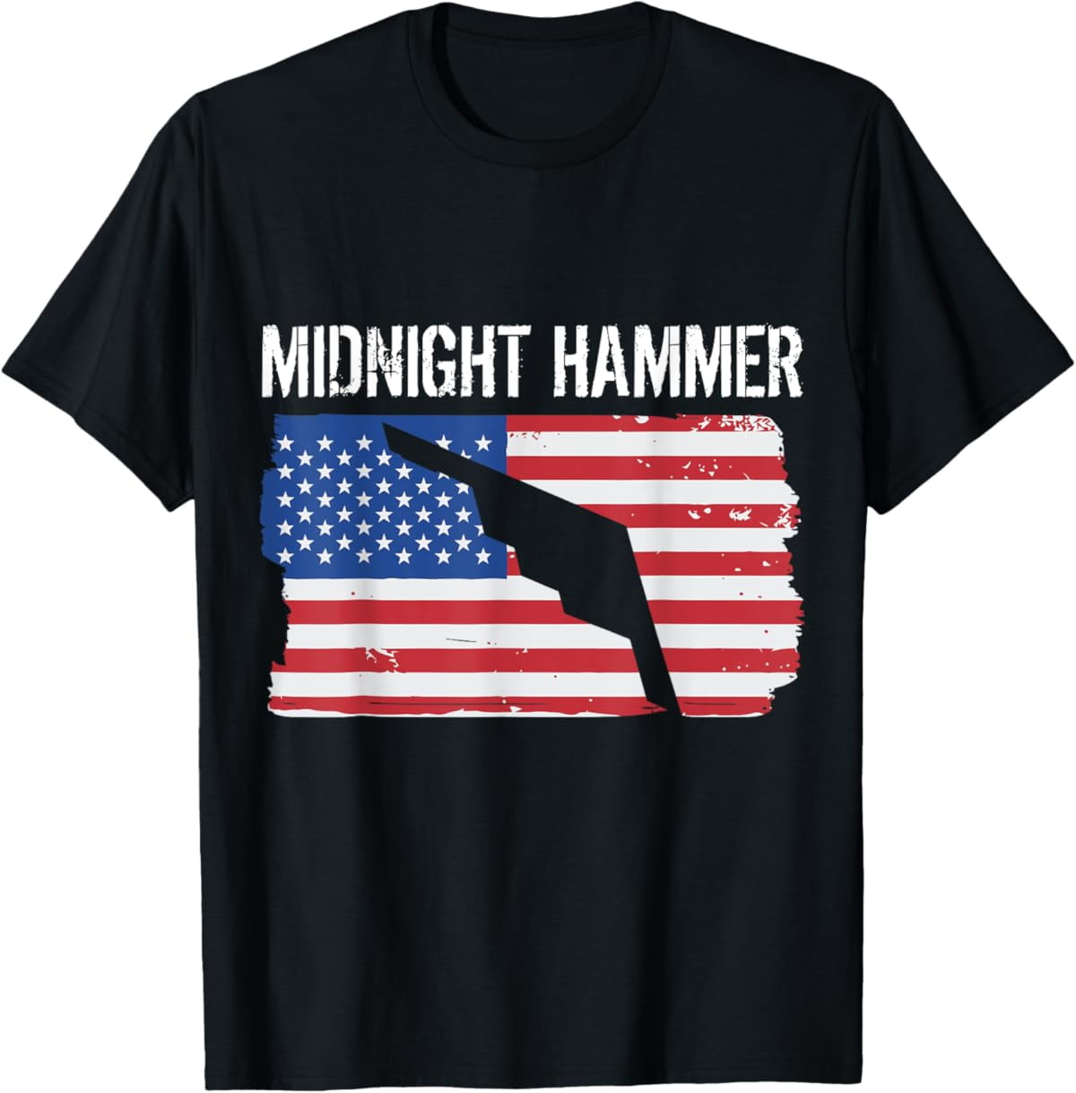 Sam Soft Midnight Hammer B-2 Stealth Jet Operation Usa Flag 4Th July T ...