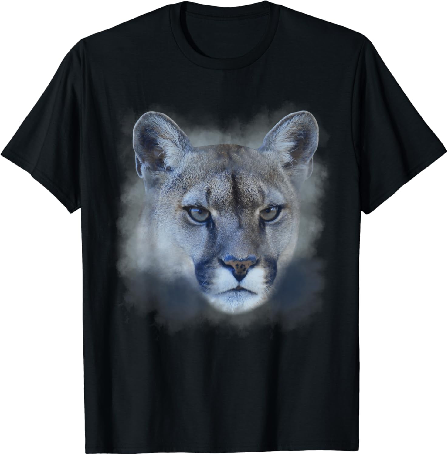 Sam Soft Mountain Lion Puma Cougar Illustration T-Shirt - Walmart.com