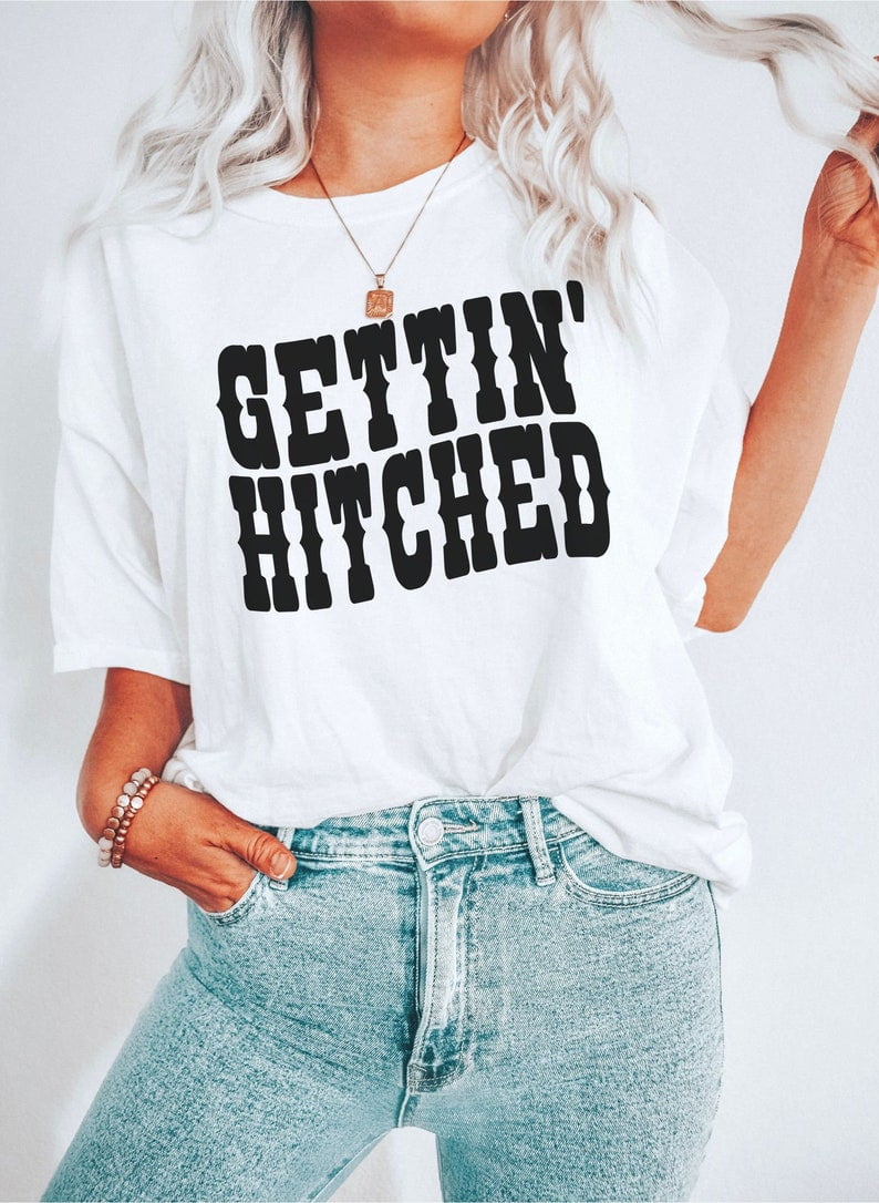 Sam Soft Nashville Bachelorette Shirts, Retro Cowgirl Bachelorette, Gettin Hitched, Gettin Rowdy ...