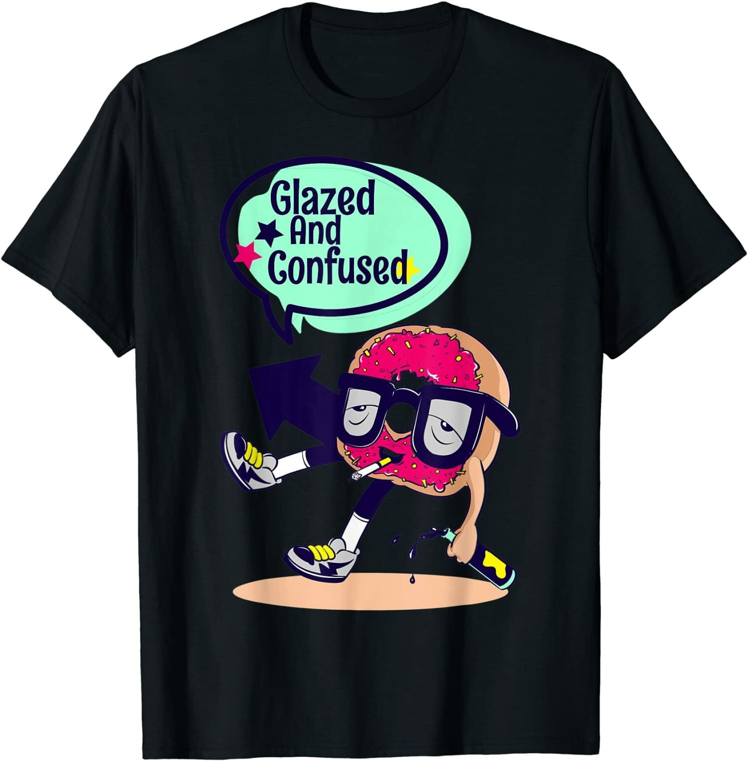 Sam Soft New Limited Donut Gllazed And Confused Gift Idea Tee T-Shirt ...