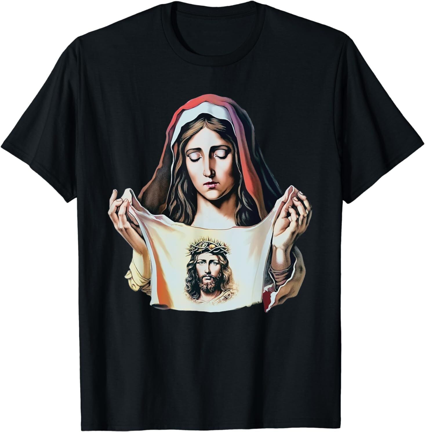 Sam Soft New Limited St Veronica Holy Face Catholic Holy Name Jesus Tee ...