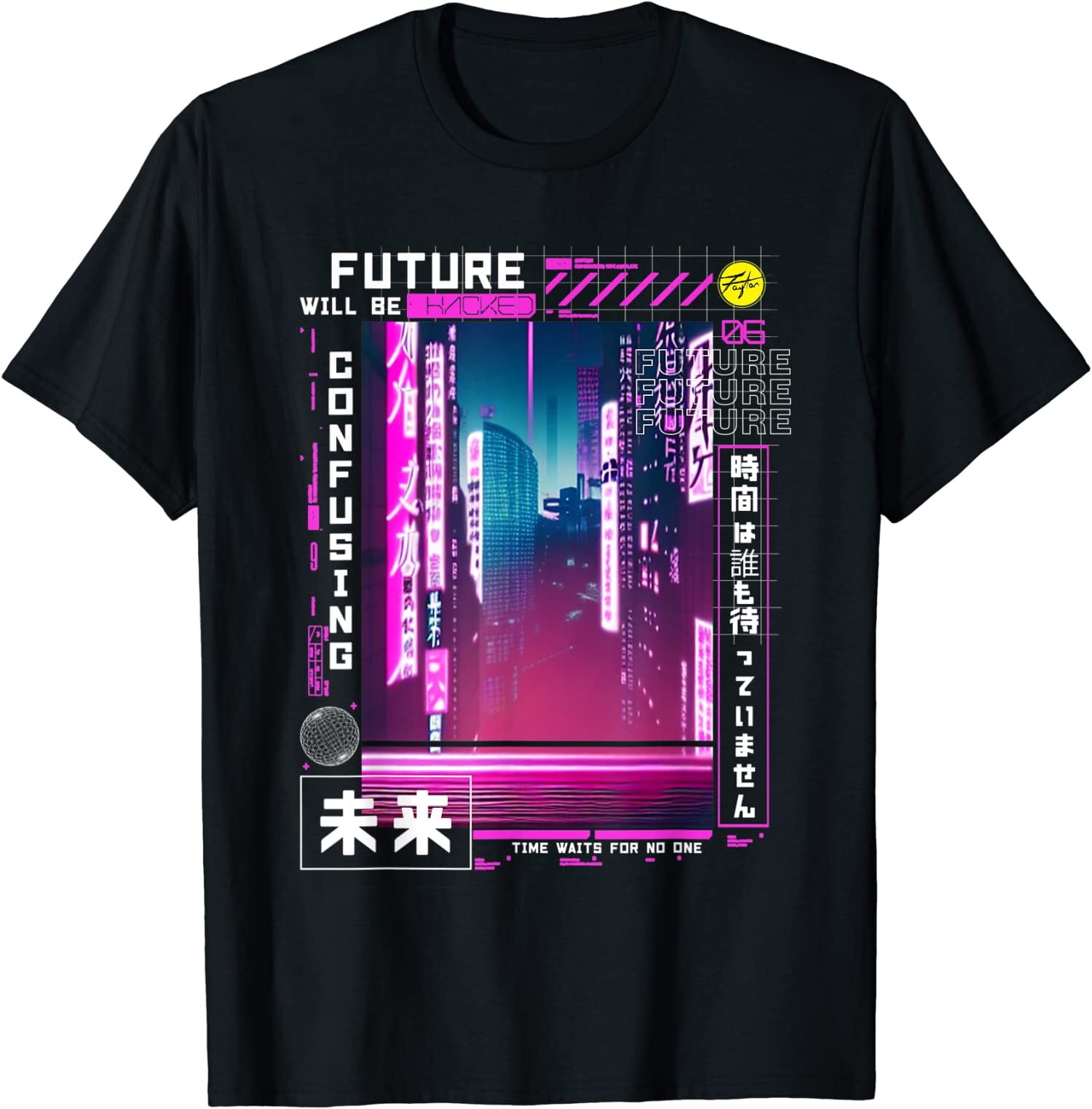 Sam Soft New Limited Tokyo Vaporwave In Japanese Retro Aesthetic Design Tee T-Shirt - Walmart.com