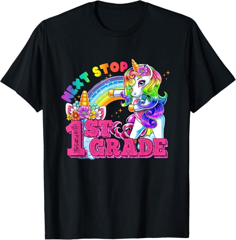 Sam Soft Next Stop 1St Grade First Grade Here I Come Unisex T-Shirt ...