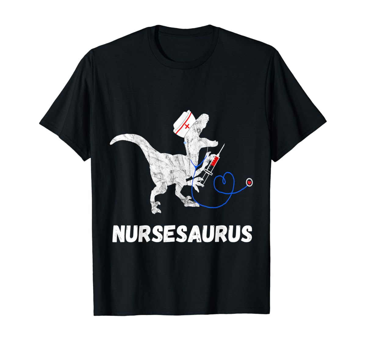Sam Soft Nurse Dinosaurs Clinical RN Nursing Dino Doctor T-Rex T-Shirt ...