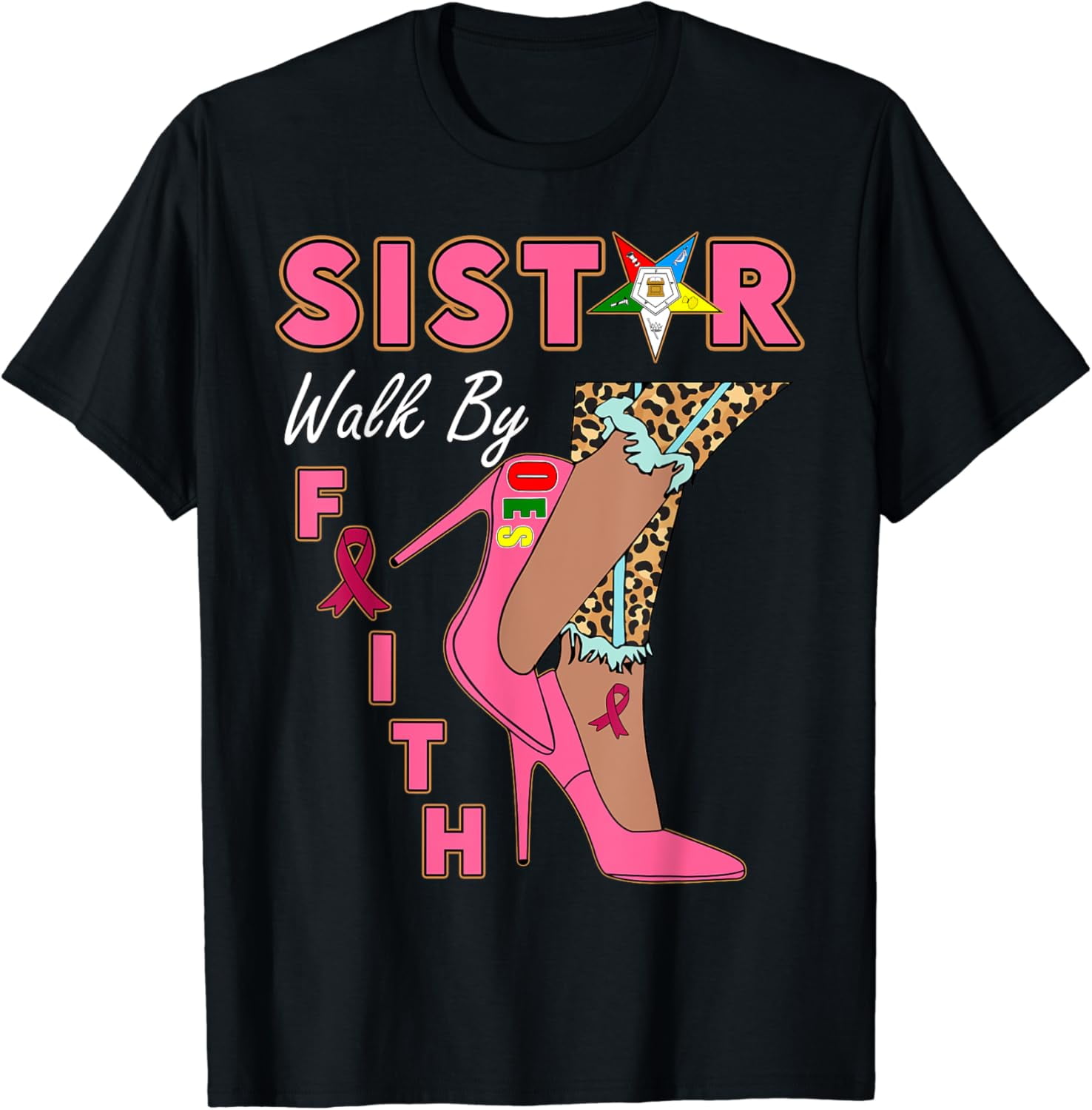 Sam Soft OES SiStar Panther Walk By Faith Breast Cancer Awareness T ...