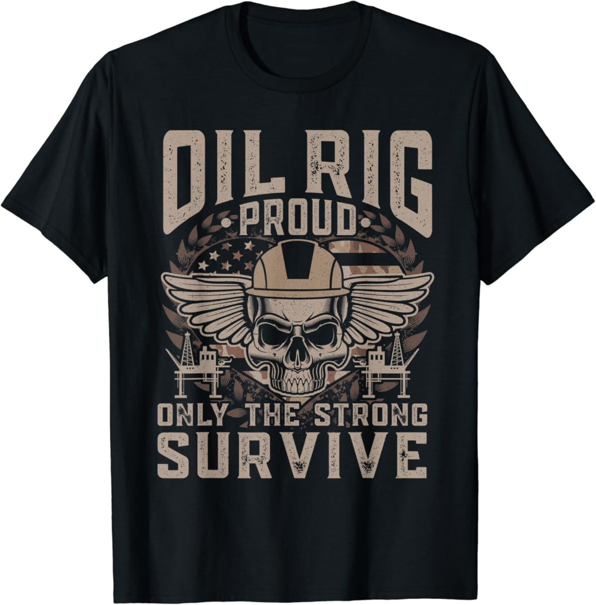 Sam Soft Oil Field Oilfield Oilrig Trash Oil Rig T-Shirt Full Size S ...