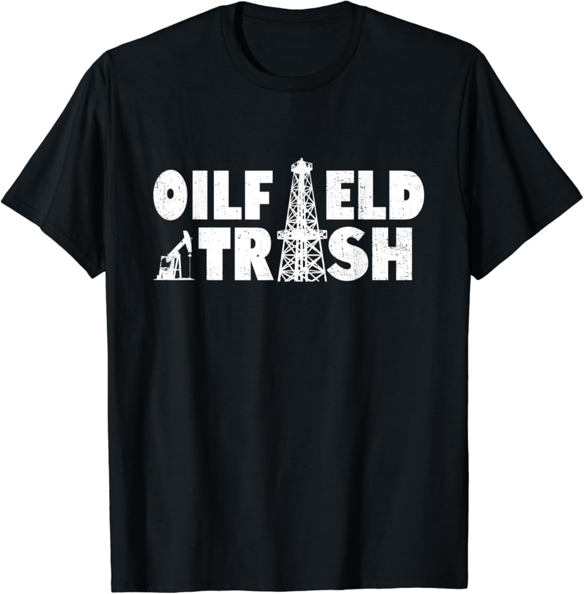 Sam Soft Oil Rig Oil Field Trash Oildrilling Man Oilfield Worker T-Shirt Full Size S-5XL ...