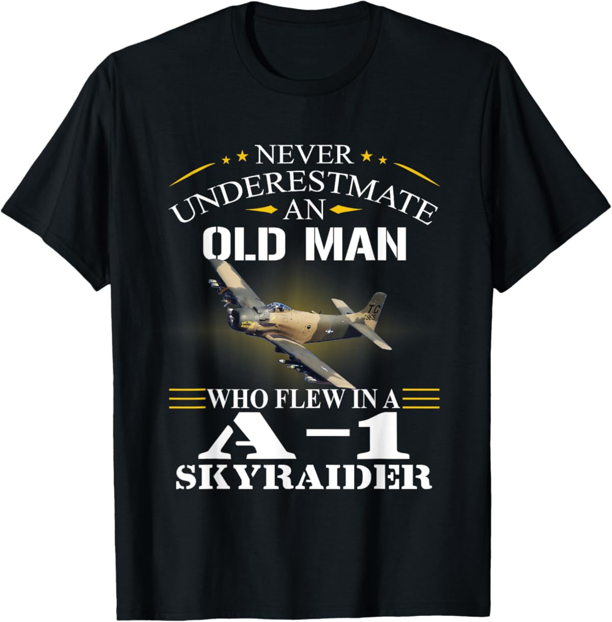Sam Soft Old Man Who Flew In A Douglas A-1 Skyraider Ad1 Skyraider T ...
