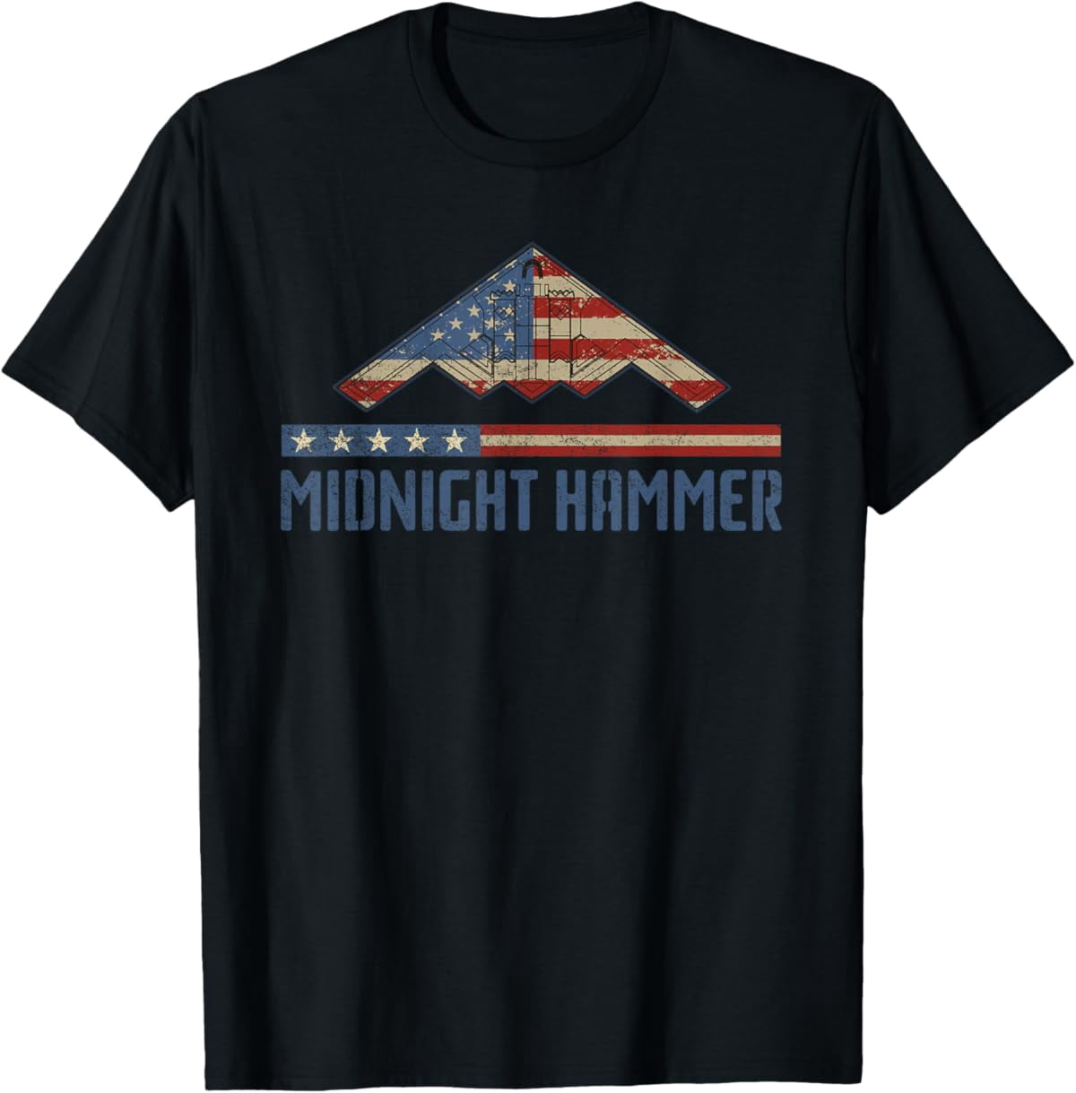Sam Soft Operation Midnight Hammer - Usa Flag Midnight Hammer T-Shirt ...