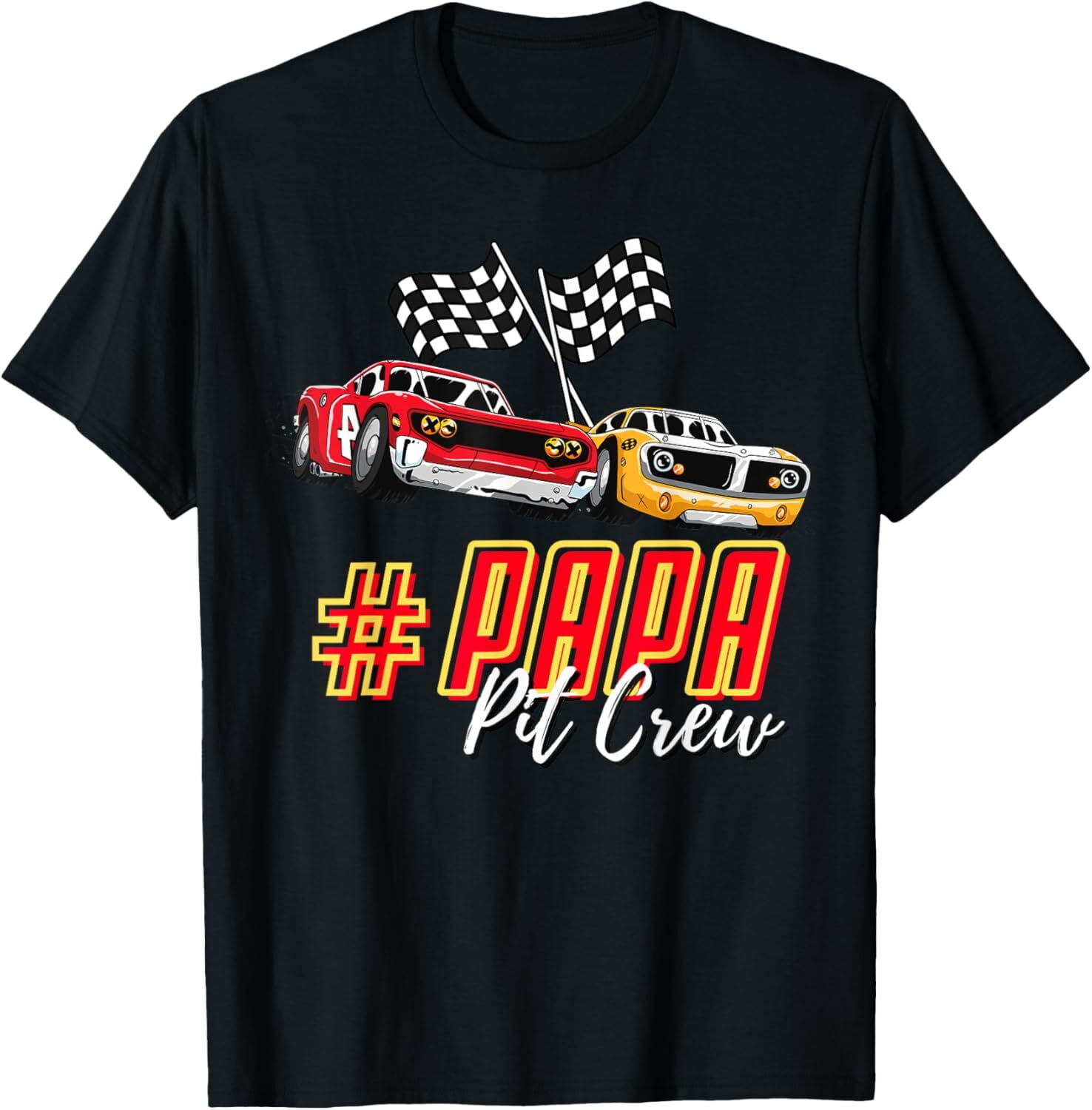 Sam Soft Papa Pit Crew Race Car Birthday Party Racing Family Father'S T ...