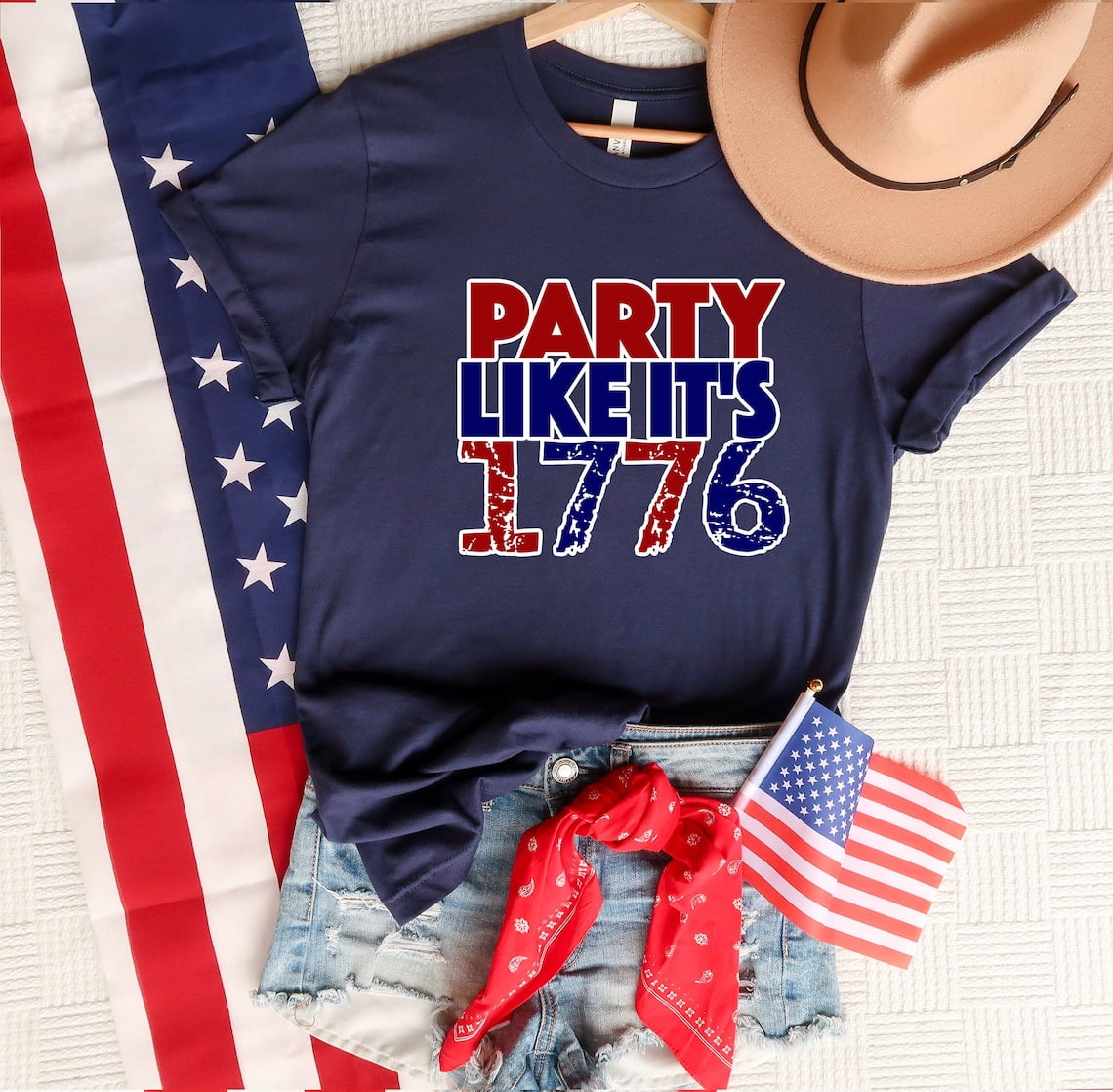 Sam Soft Party Like It's 1776 Shirt, Party Like Its 1776 Tank, Party ...