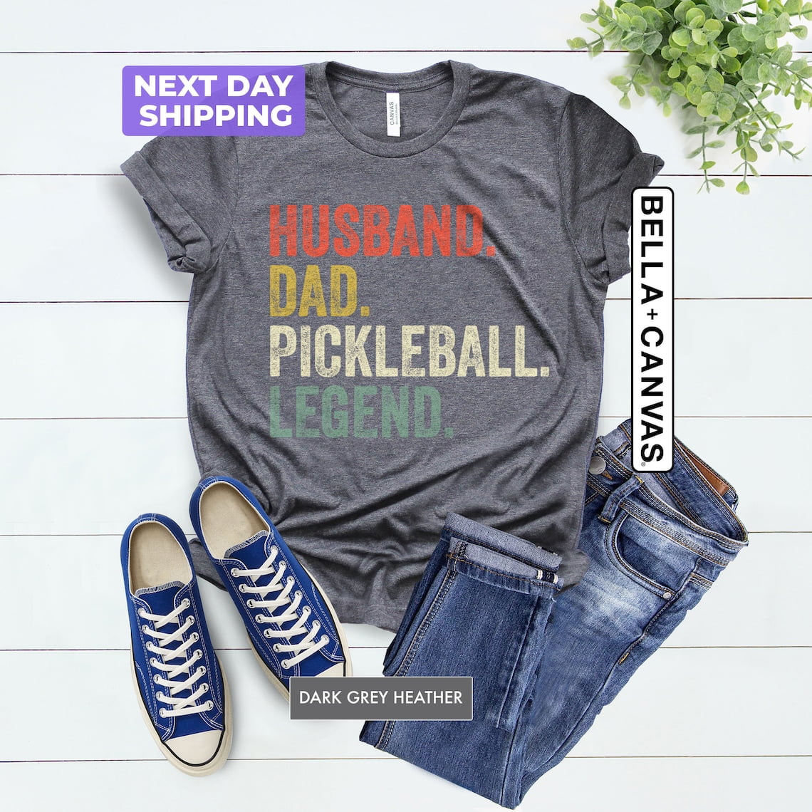 Sam Soft Pickleball Dad Shirt, Husband Dad Pickleball Legend T-Shirt ...