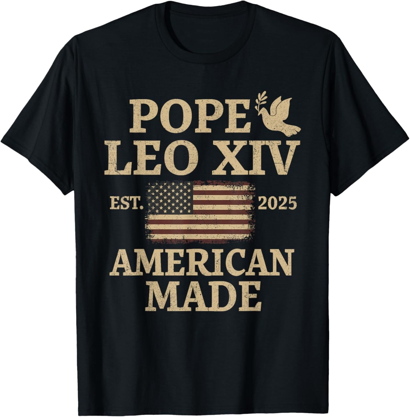 Sam Soft Pope Leo Xiv America Made Est 2025 T-Shirt - Walmart.com