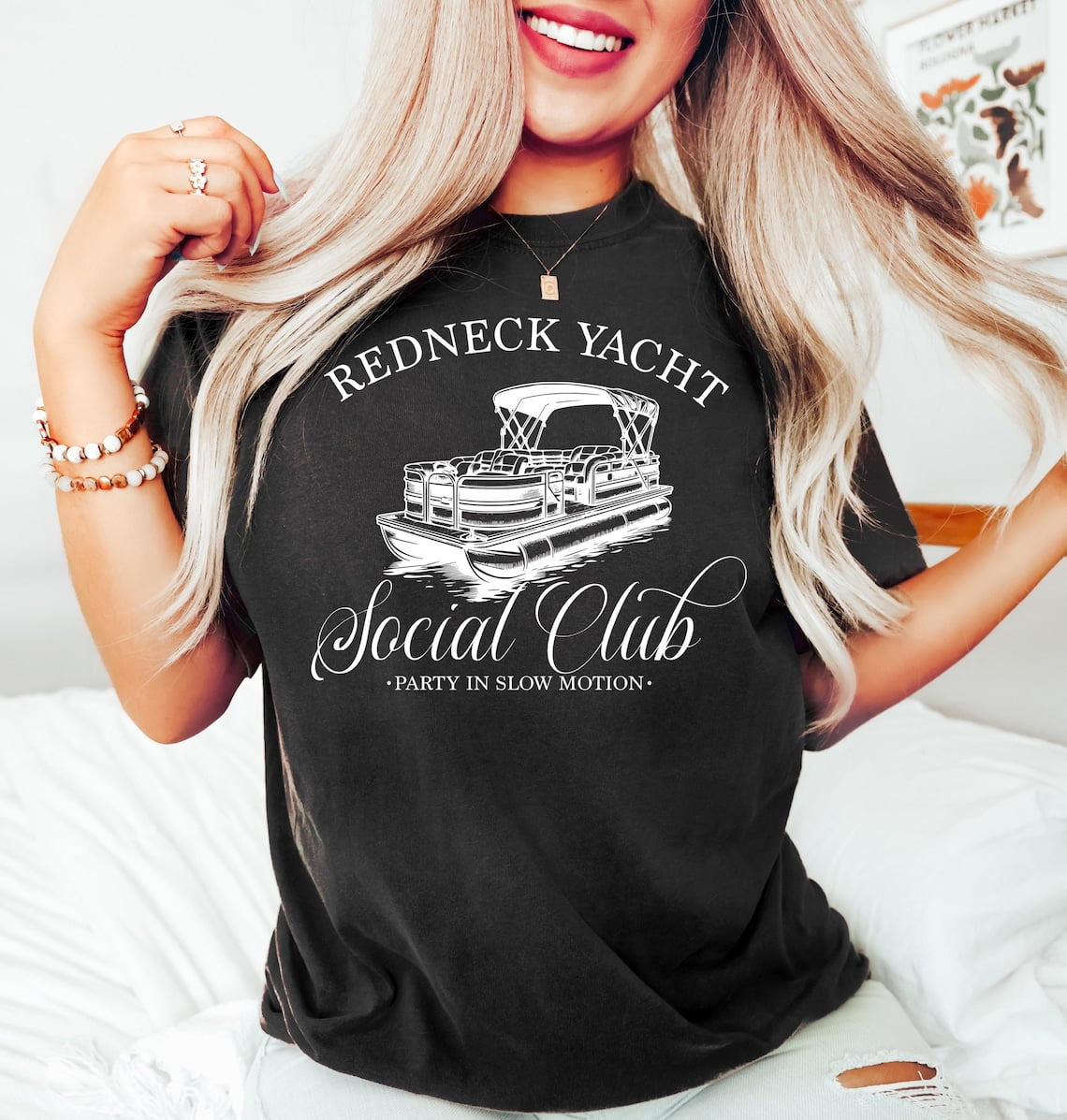 Sam Soft Redneck Yacht Club, Hick Shirt, Trashy T-Shirt, Redneck Tee ...