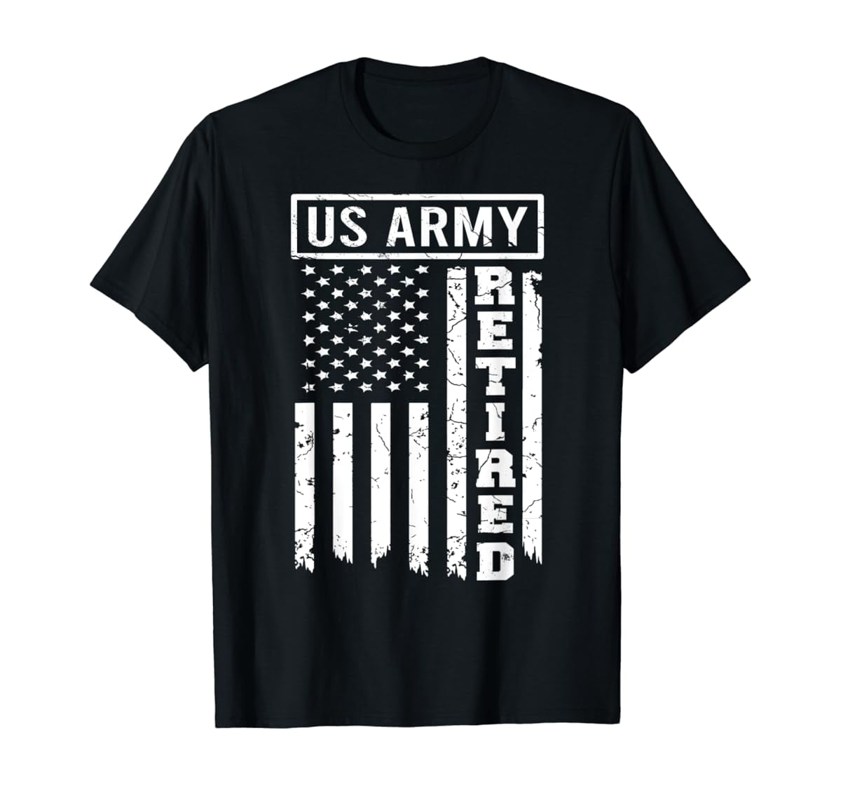Sam Soft Retired US Army American Flag Retirement 2021 Men Women T ...