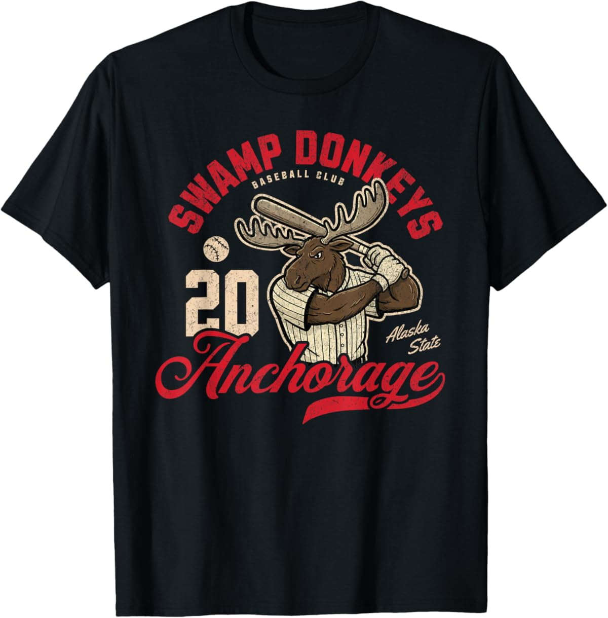 Sam Soft Retro Swamp Donkeys Anchorage Minor League Baseball Team T ...