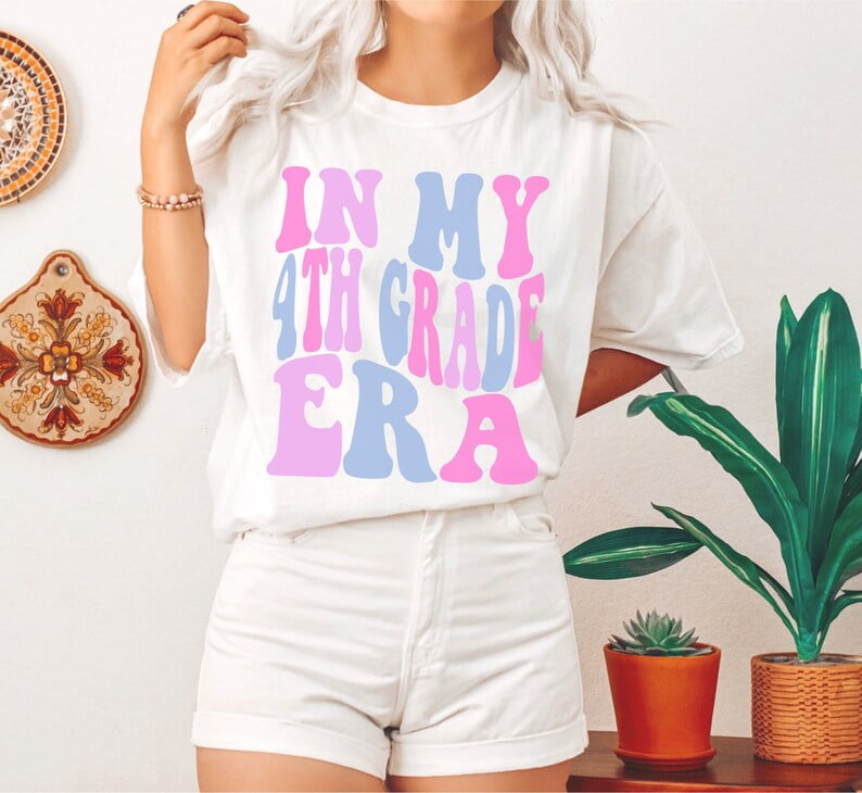 Sam Soft Retro Teacher Shirt, Fourth Grade Teacher, In My Fourth Grade ...