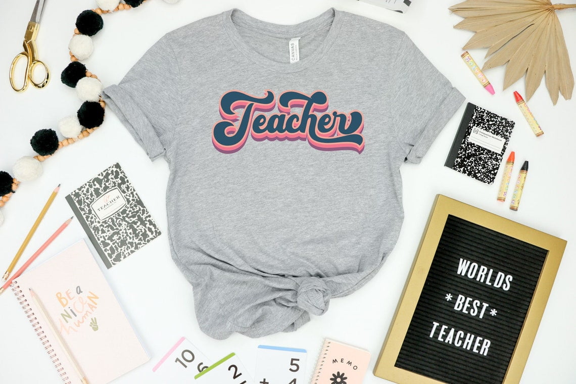 Sam Soft Retro Teacher Shirt, Teach Shirt, Teacher Shirts, Cute Shirt ...