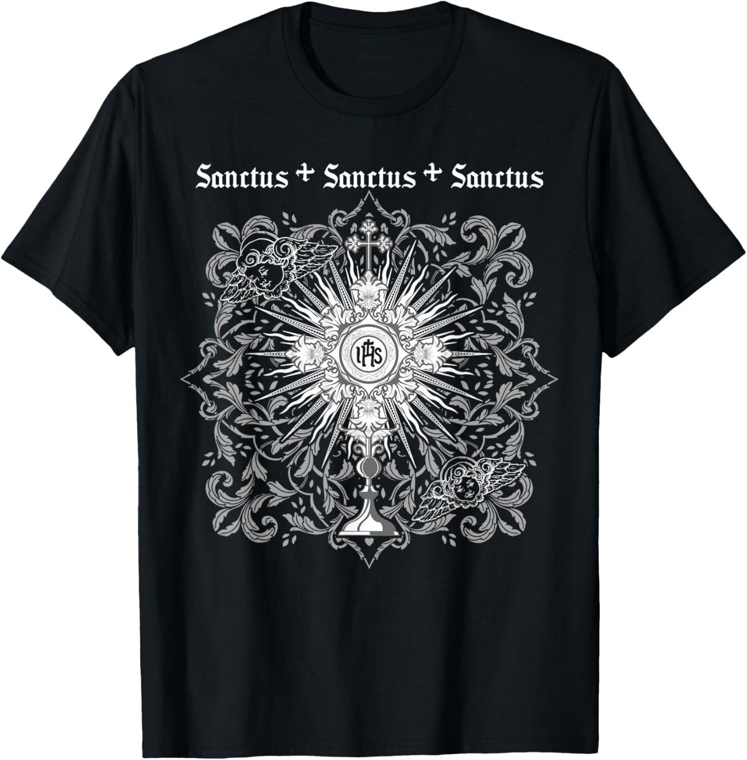 Sam Soft Sanctus Eucharist Catholic Traditional Latin Mass Christ T ...