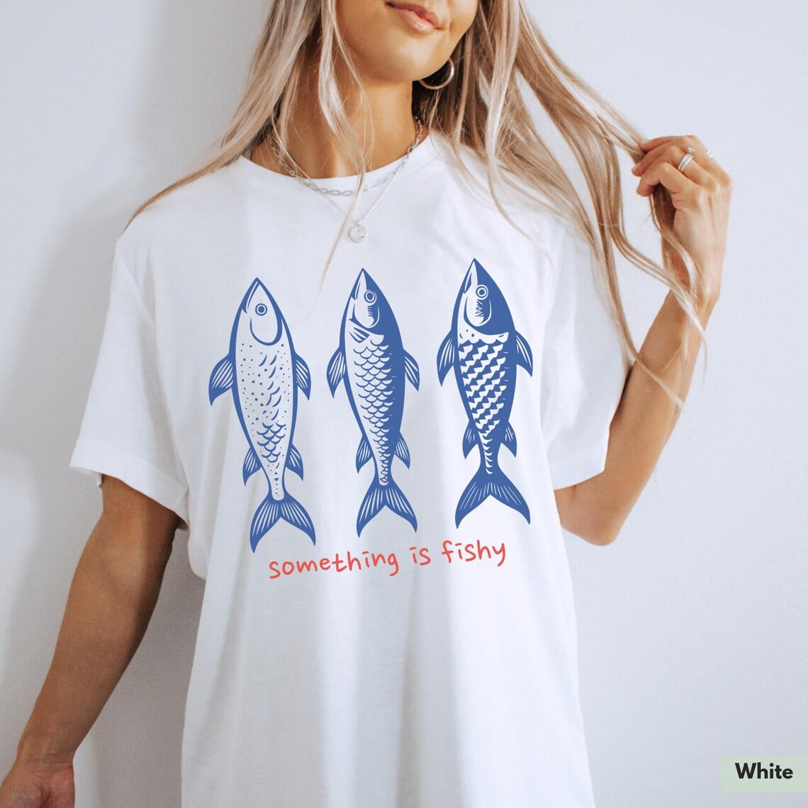 Sam Soft Sardines Shirt Tin Fish 90s Shirt Ocean Oversized Trendy Shirt ...