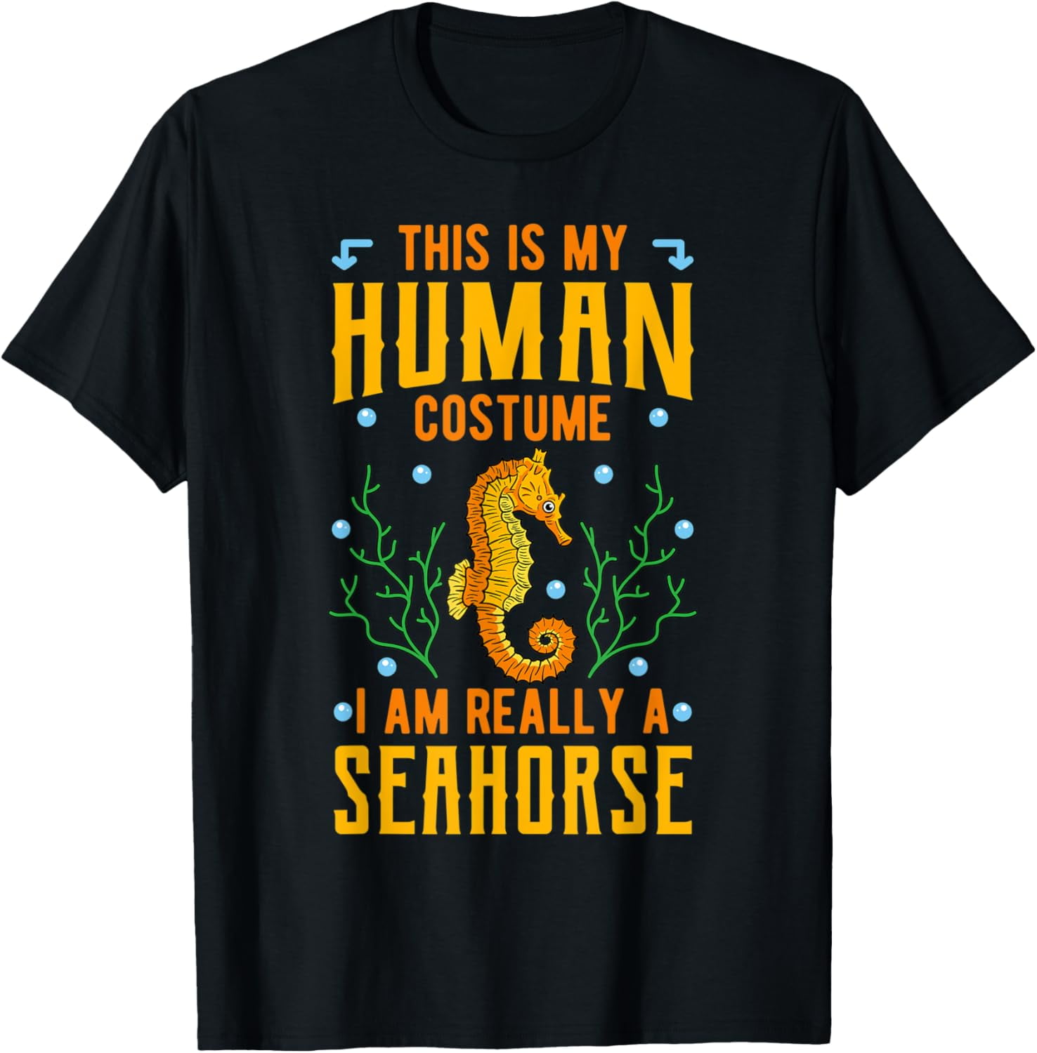 Sam Soft Seahorse Human COstume Aquatic Sea Animal Fish Hippocampus T ...