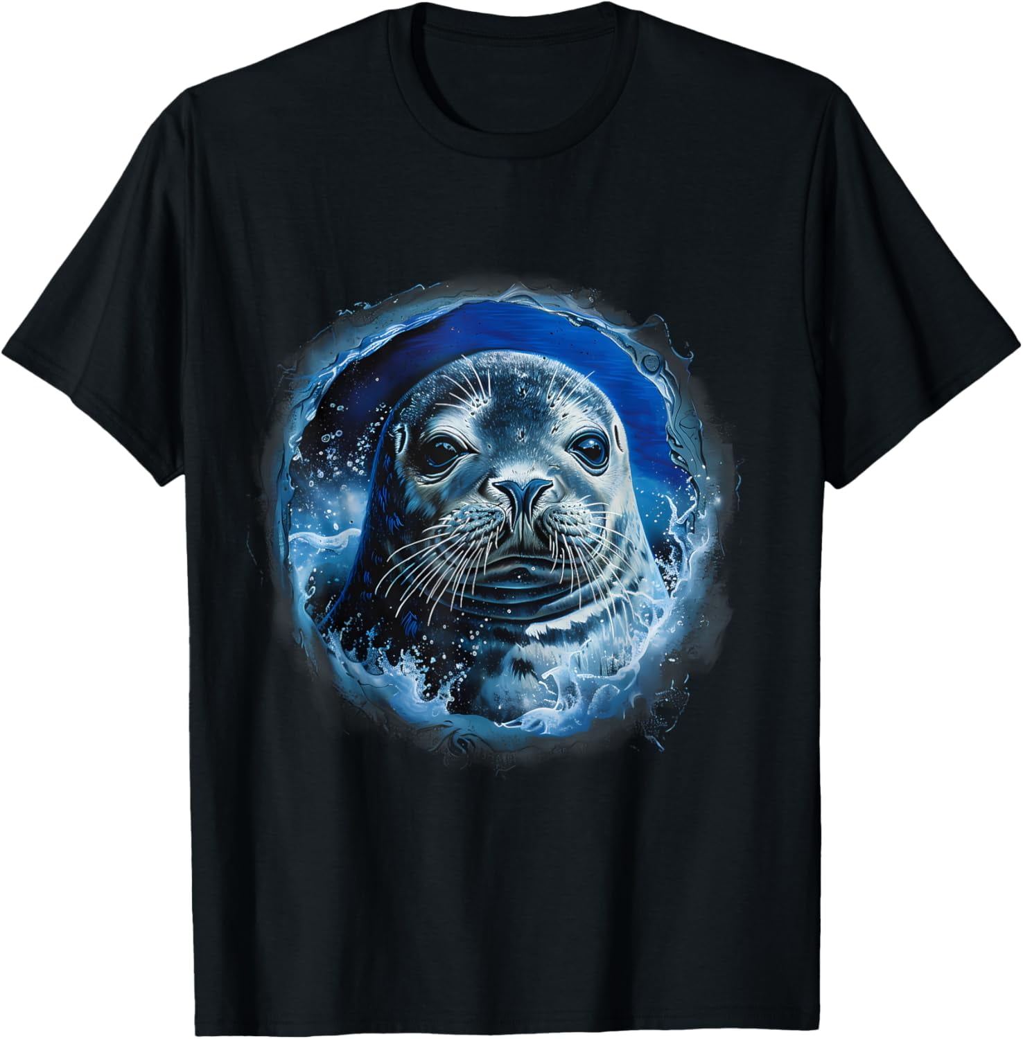Sam Soft Seal Ocean Sea Seal Motif Sea Ocean Animal Mammal T-Shirt ...