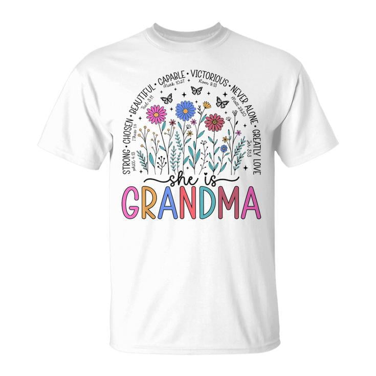 Sam Soft She Is Grandma Christian Mother'S Day Religious Grandma T ...