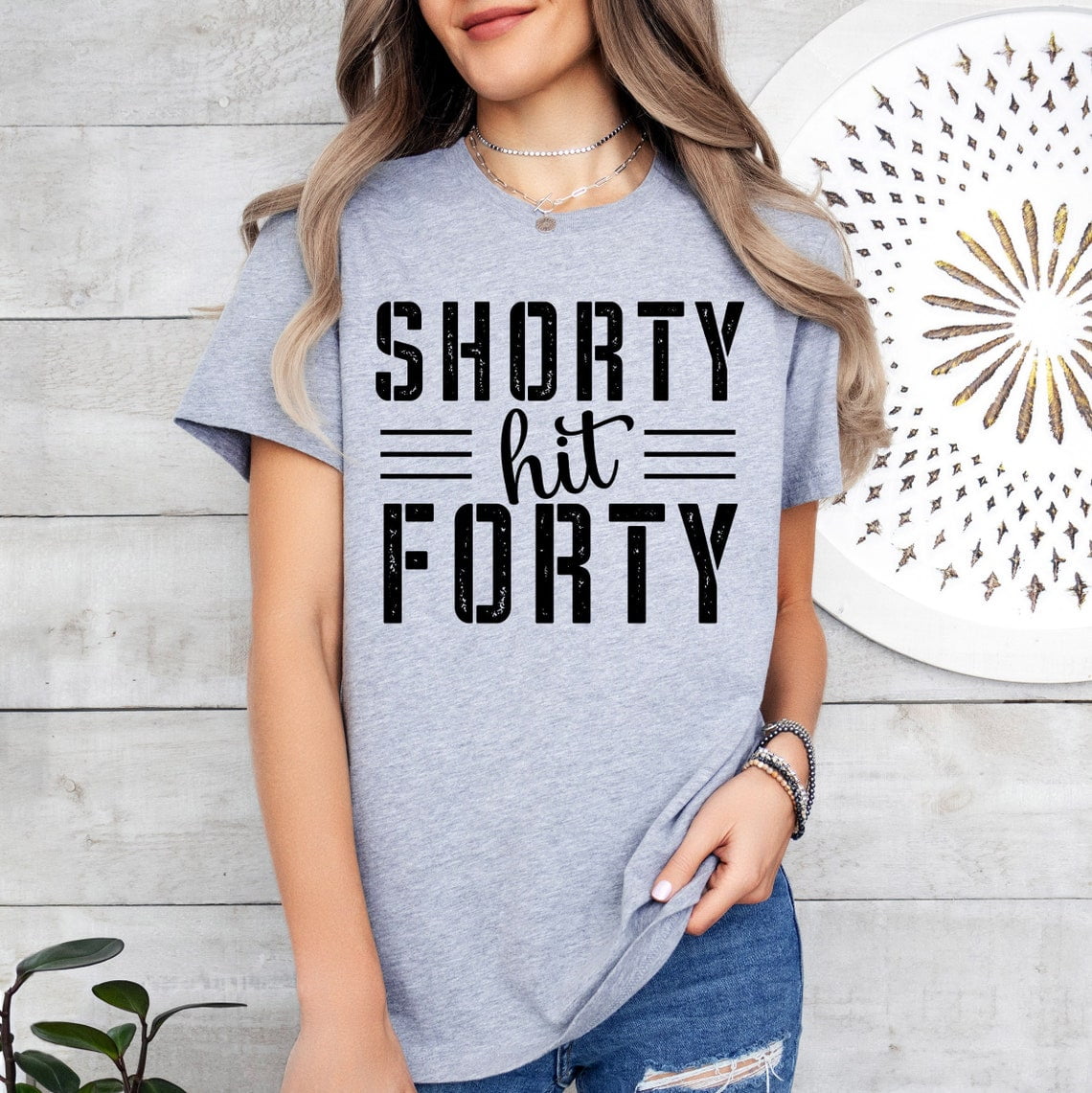 Sam Soft Shorty Hit Forty Shirt, 40th Birthday Shirt, Funny 40th ...
