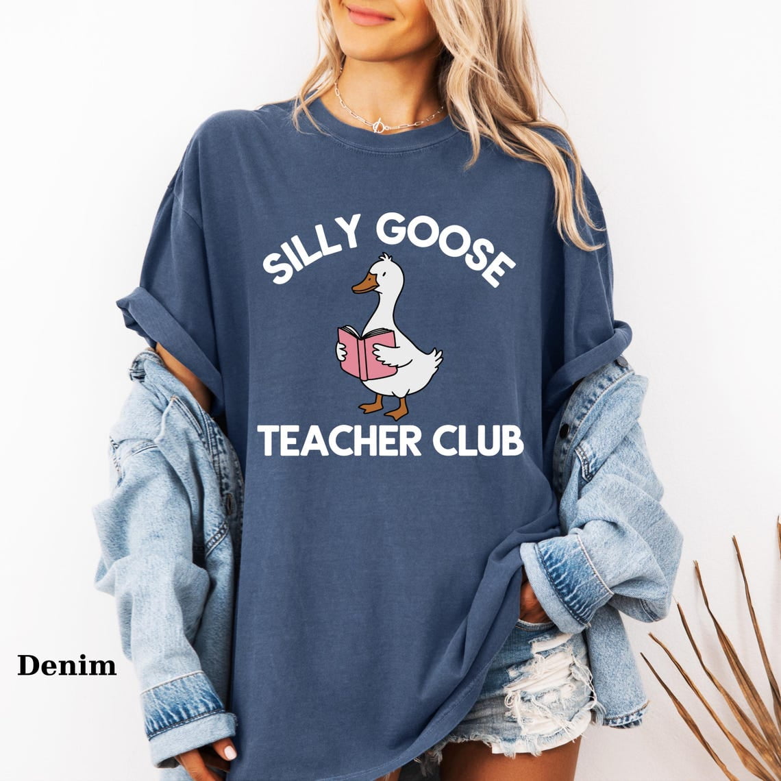 Sam Soft Silly Goose Teacher Club Shirt, Cute Funny Tee for Back to ...
