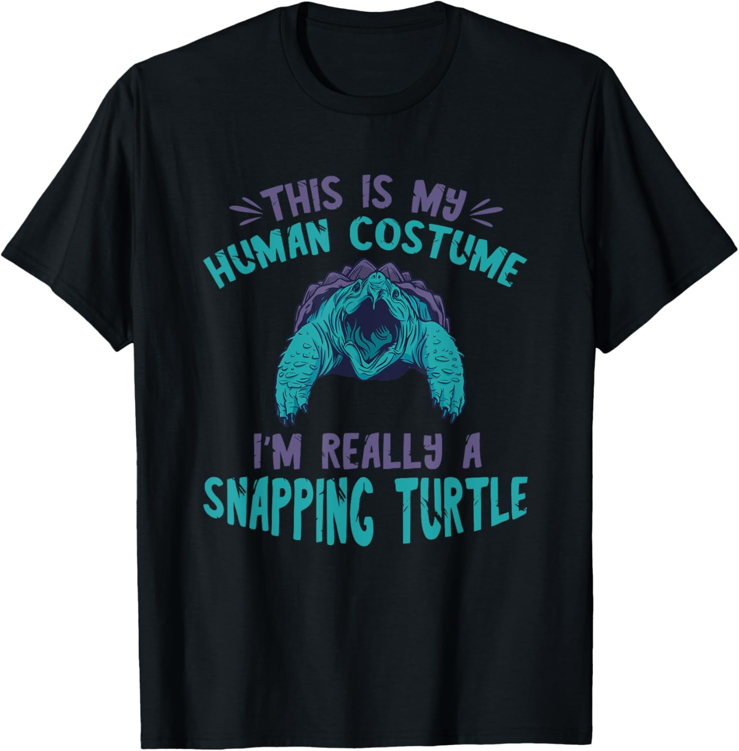 Sam Soft Snapping Turtle Human Costume Aligator Snapping Turtle T-Shirt ...