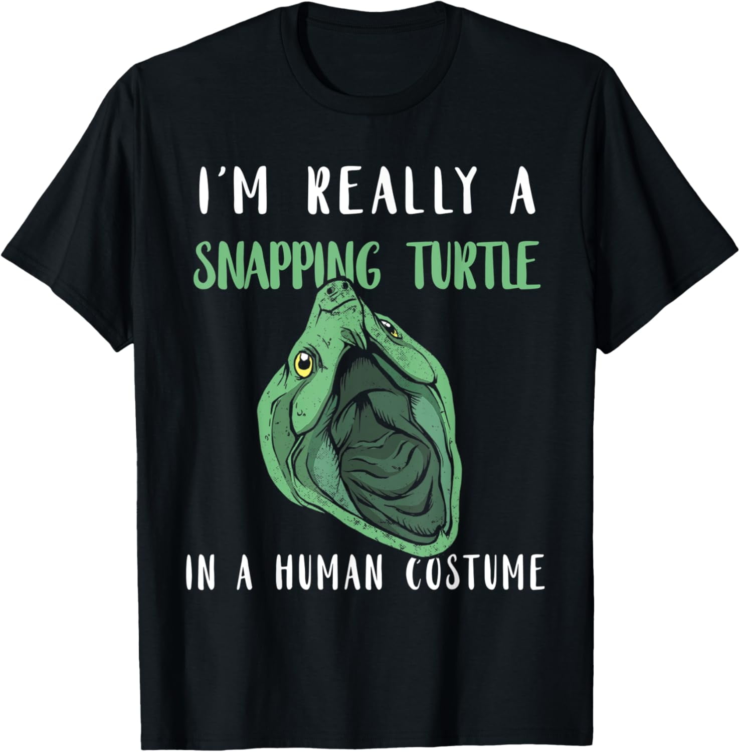 Sam Soft Snapping Turtle Human Costume Aligator Snapping Turtle T-Shirt ...