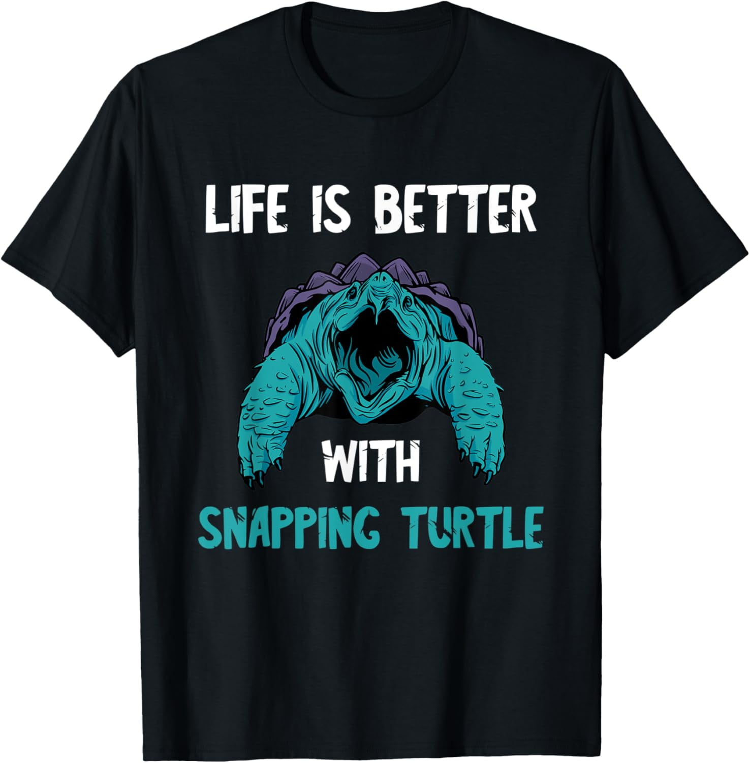 Sam Soft Snapping Turtle Life Is Better Aligator Snapping Turtle T ...