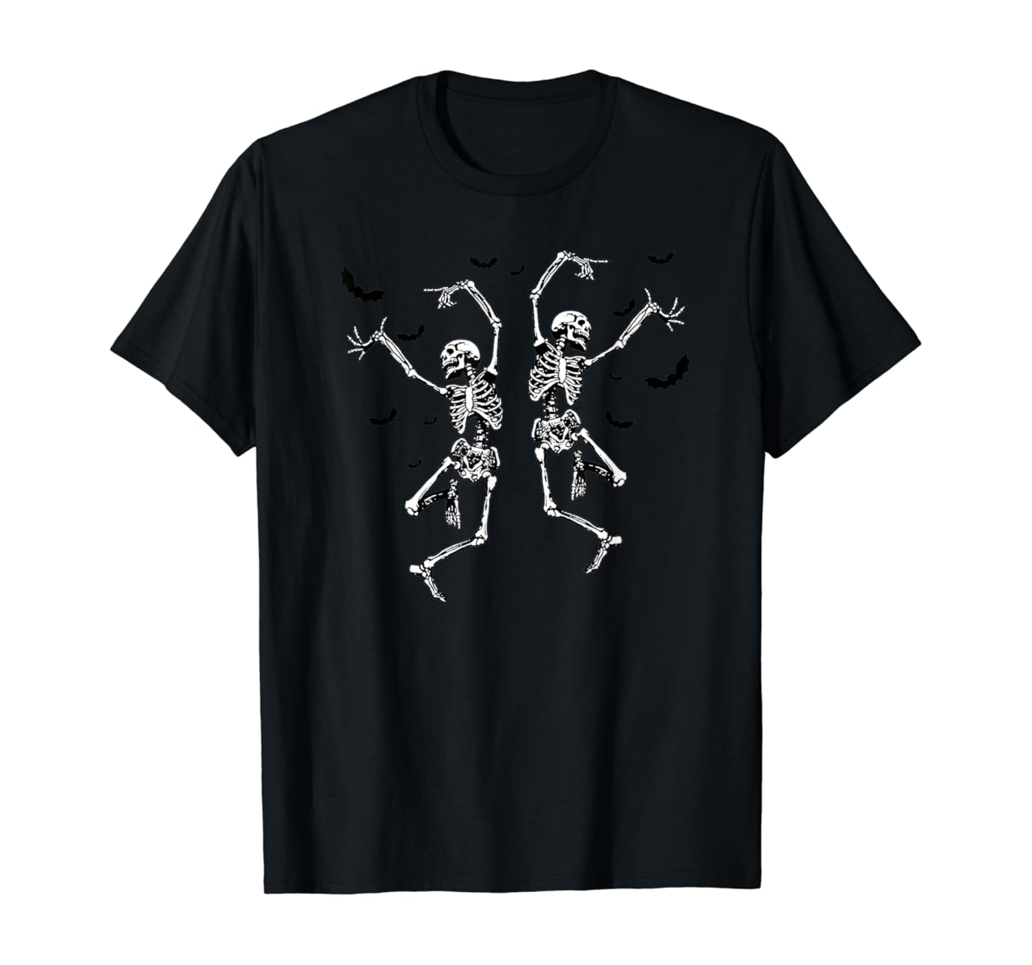 Sam Soft Spooky Dancing Skeletons Macabre Skeleton Vintage T-Shirt ...