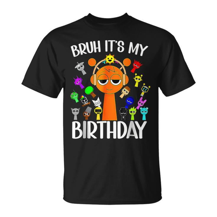 Sam Soft Sprunky Birthday Boy Sprunky It'S My Birthday T-Shirt ...