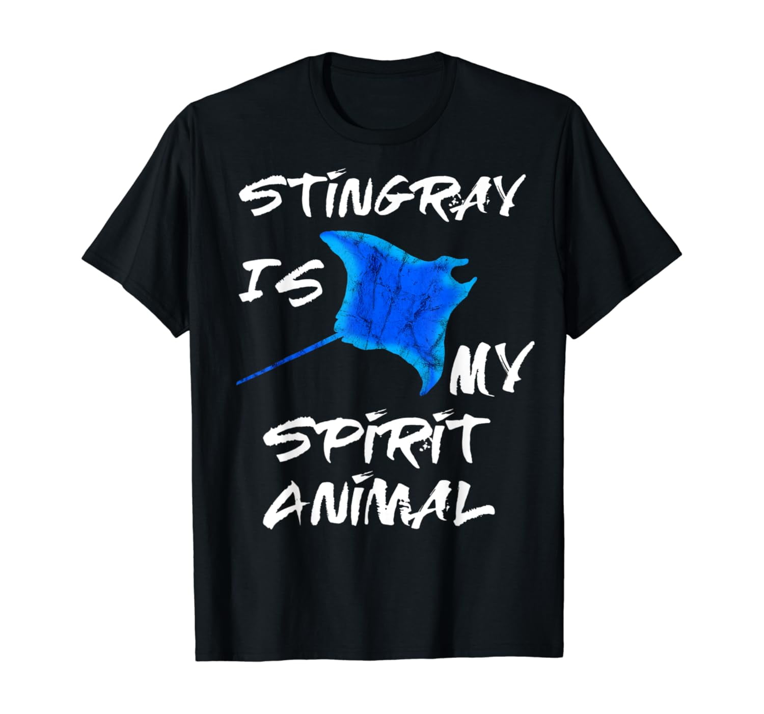 Sam Soft Stingray Is My Spirit Animal Manta Ray Sea Creatures T-Shirt ...