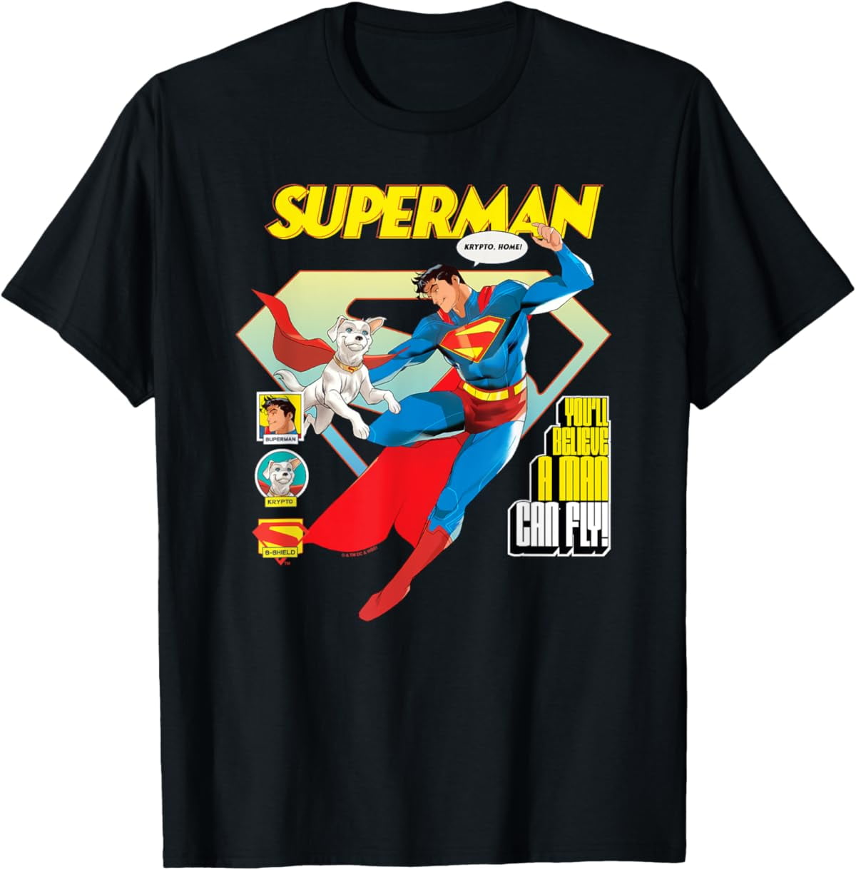 Sam Soft Superman (2025) You'Ll Believe A Man Can Fly! Krypto Poster T ...